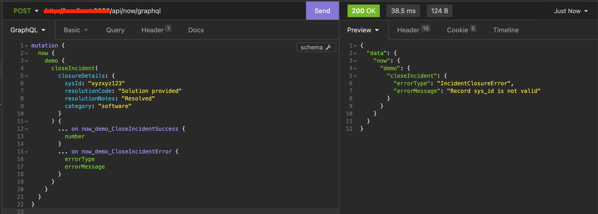 Getting Started - GraphQL API framework - ServiceNow Community